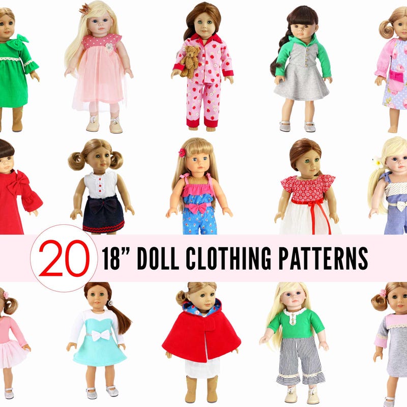Doll Clothes Pattern - Etsy