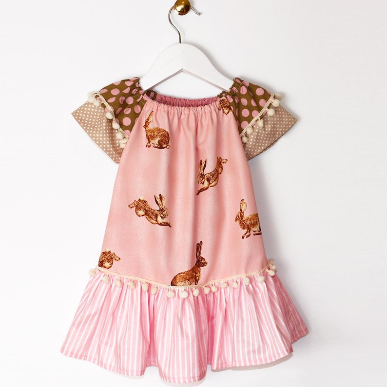 EASY Peasant Dress Pattern, Girls Dress Pattern PDF, Childrens Sewing ...