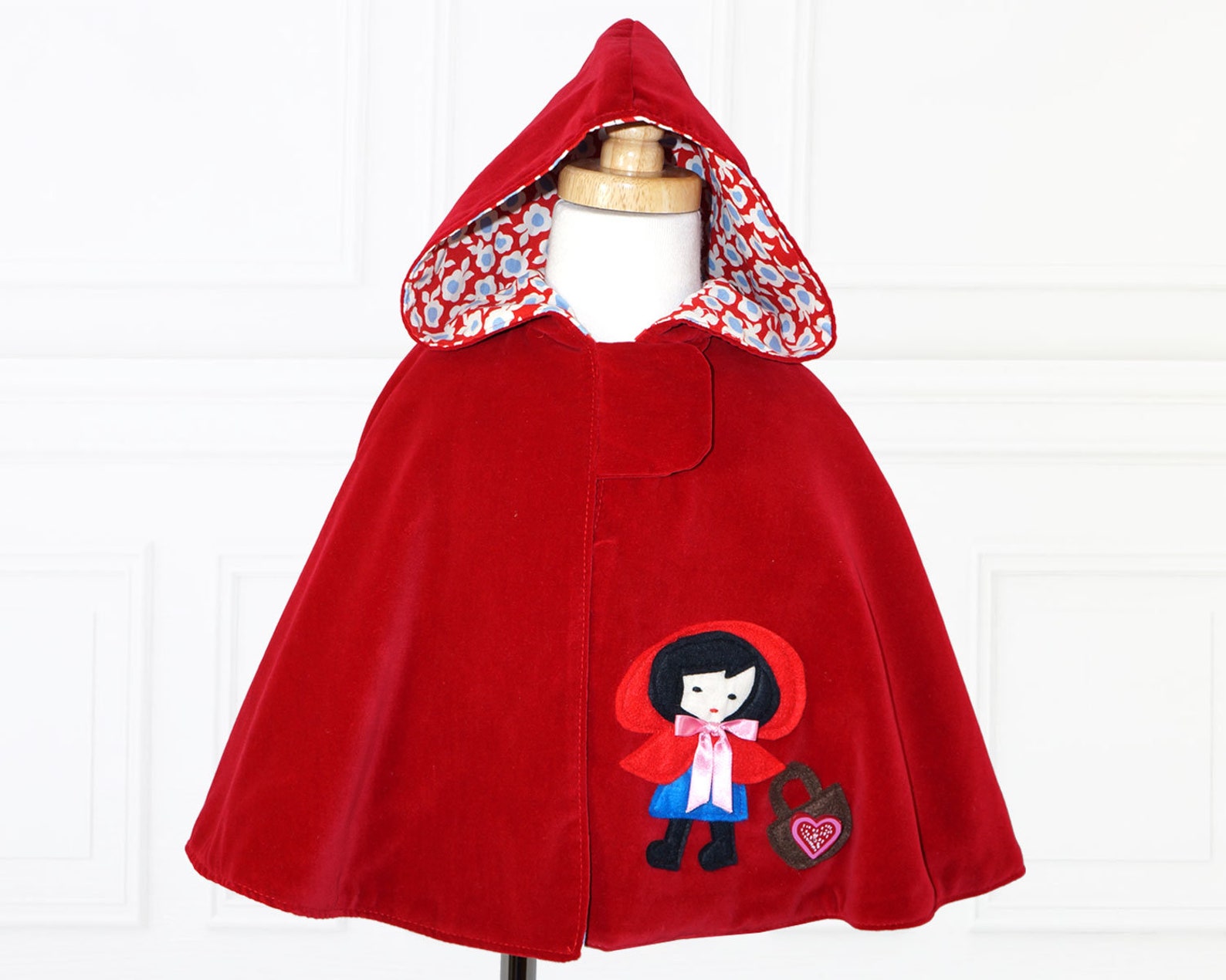 Childrens Sewing Pattern PDF, Hooded Cape Pattern Child, Girls Sewing ...