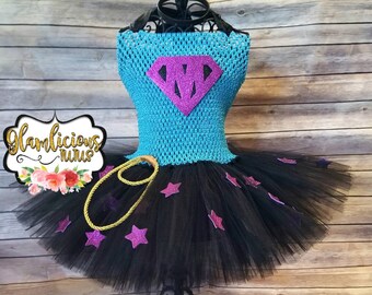Superhero Tutu Dress Custom Super Hero Birthday Outfit | Etsy