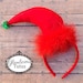 Elf Headband | Elf Headband | Elf Hat | Santas Little Helper - Etsy