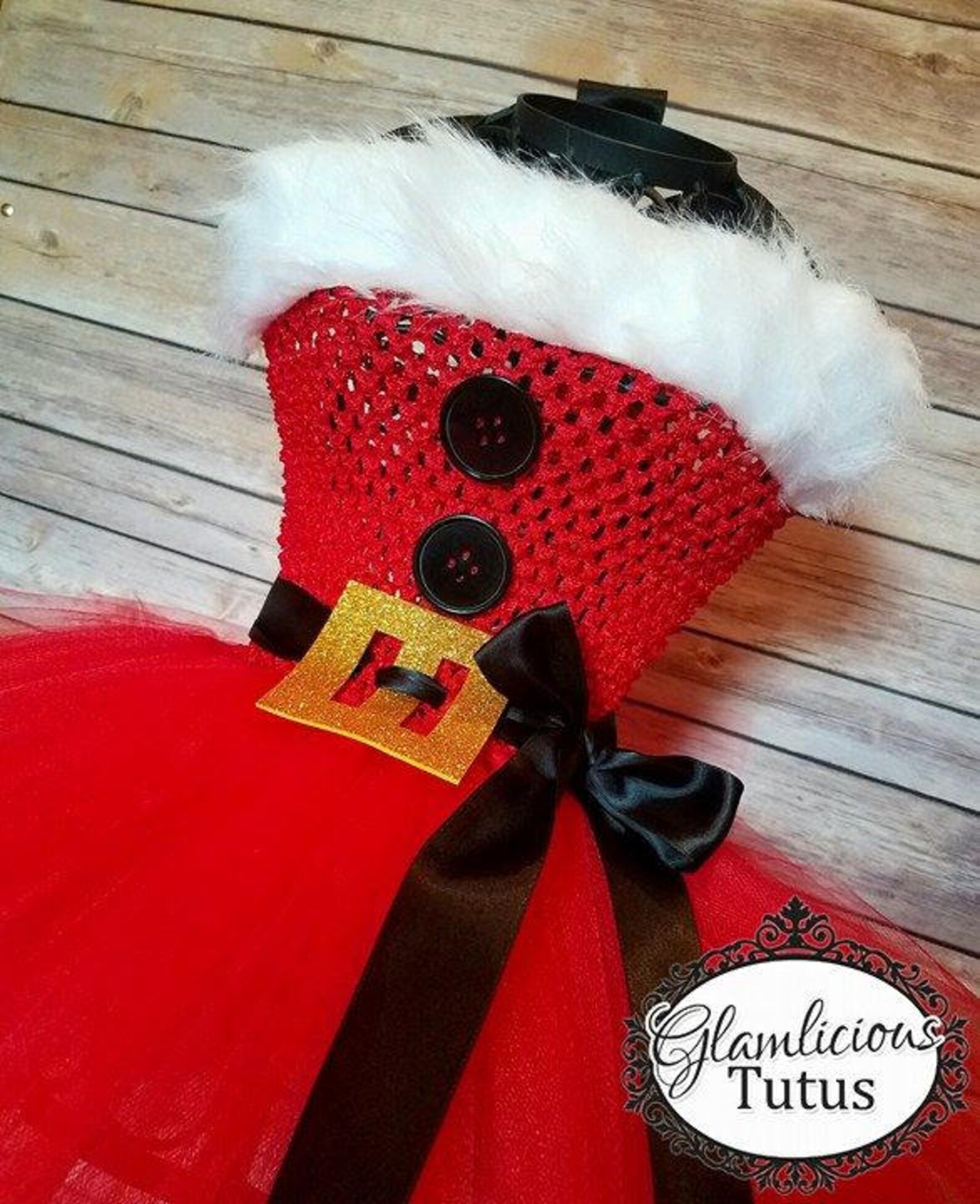 Santa Tutu Dress| Santa Dress Costume | Mrs. Santa Claus Tutu Dress ...