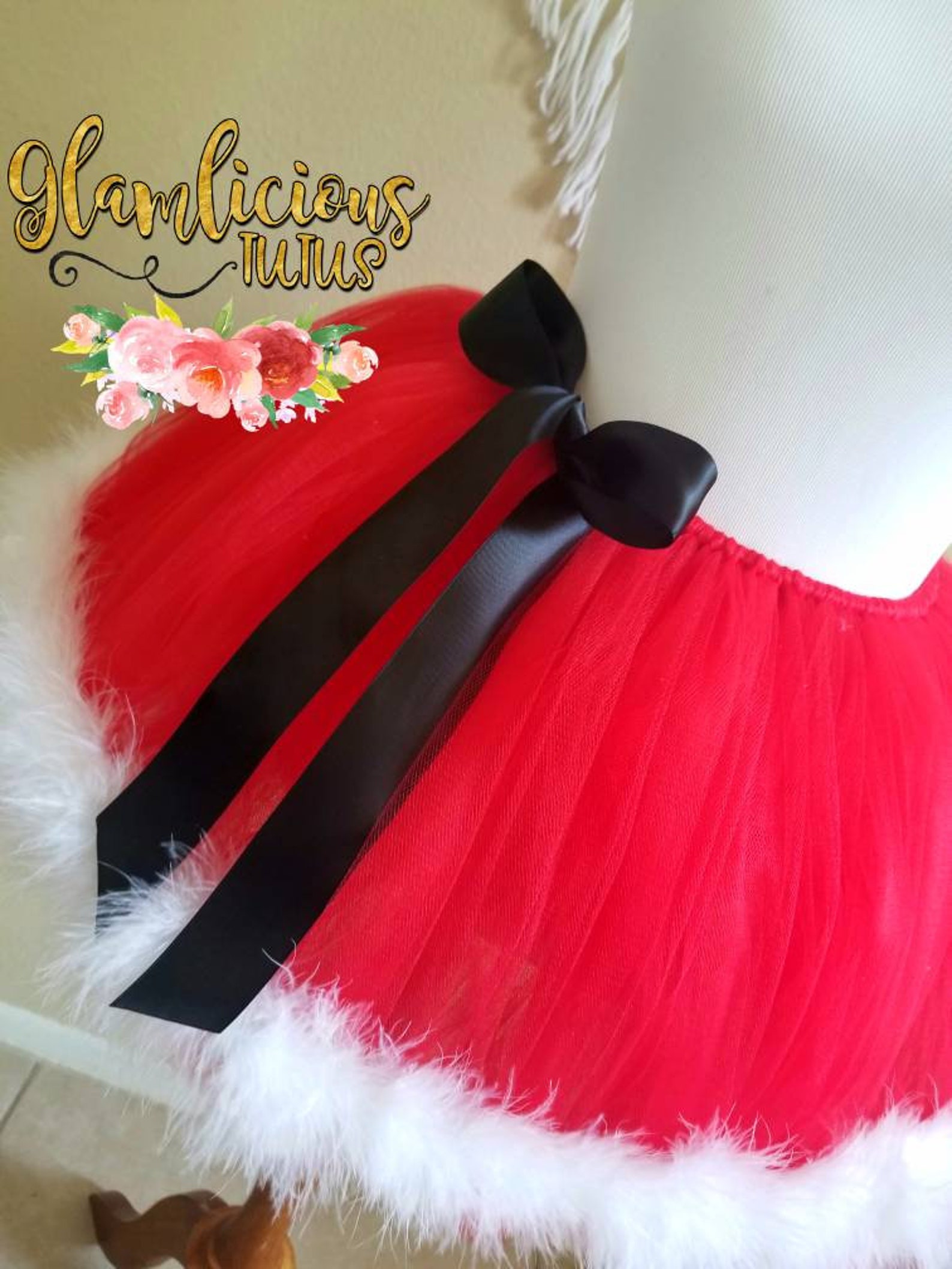 Santa Tutu | Mrs. Claus Tutu | Red Tutu | Newborn- Adult Plus Size - Etsy
