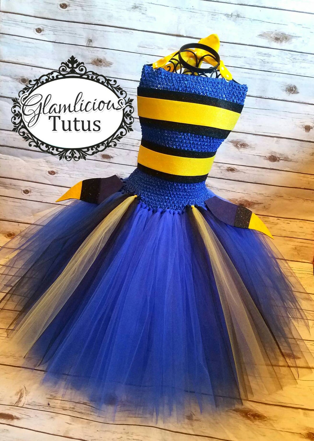 Blue Tang Inspired Tutu Dress Costume |fish Tutu Dress| Fish Tutu Dress ...