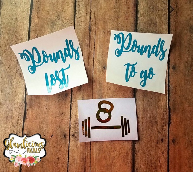 Weight Loss Jars Pounds Lost Decals Weight Loss Tracker - Etsy