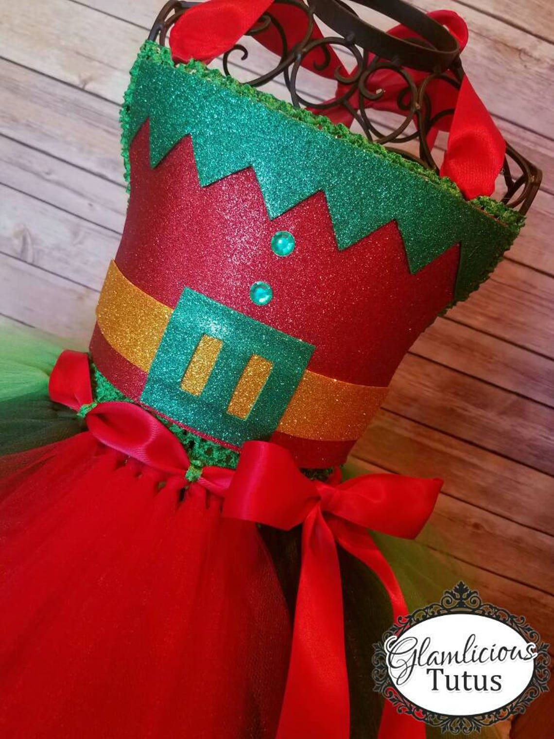 Elf Tutu Dress| Christmas Elf Tutu Dress| Elf Tutu | Christmas Tutu ...