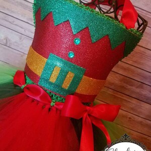 Elf Tutu Dress| Christmas Elf Tutu Dress| Elf Tutu | Christmas Tutu ...