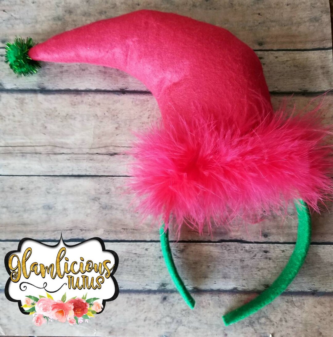 Santa's Little Helper Elf Headband | Elf Headband | Elf Hat - Etsy