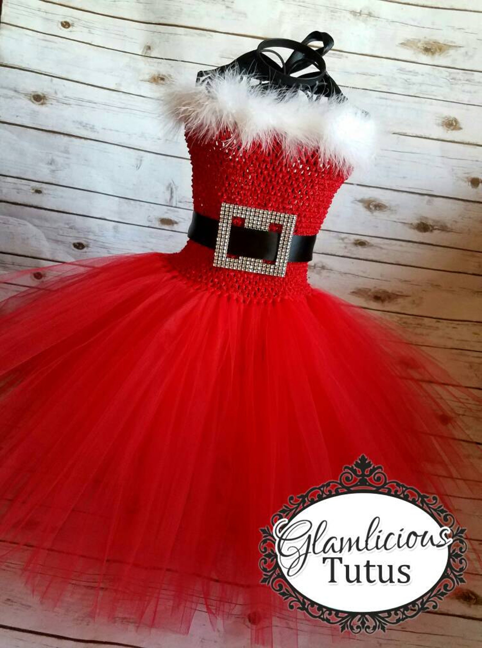 Santa Tutu Dress| Santa Dress Costume | Mrs. Santa Claus Tutu Dress ...