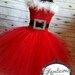Santa Tutu Dress| Santa Dress Costume | Mrs. Santa Claus Tutu Dress ...
