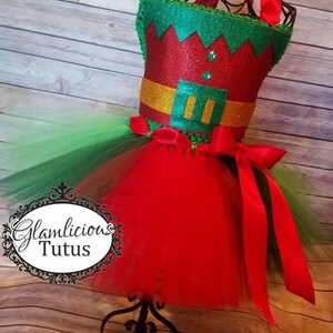 Elf Tutu Dress| Christmas Elf Tutu Dress| Elf Tutu | Christmas Tutu ...