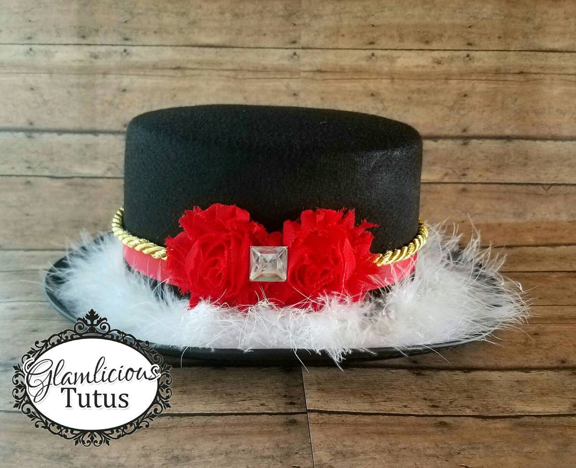Ringmaster Hat Premium Hat Top Hat Circus Hat - Etsy