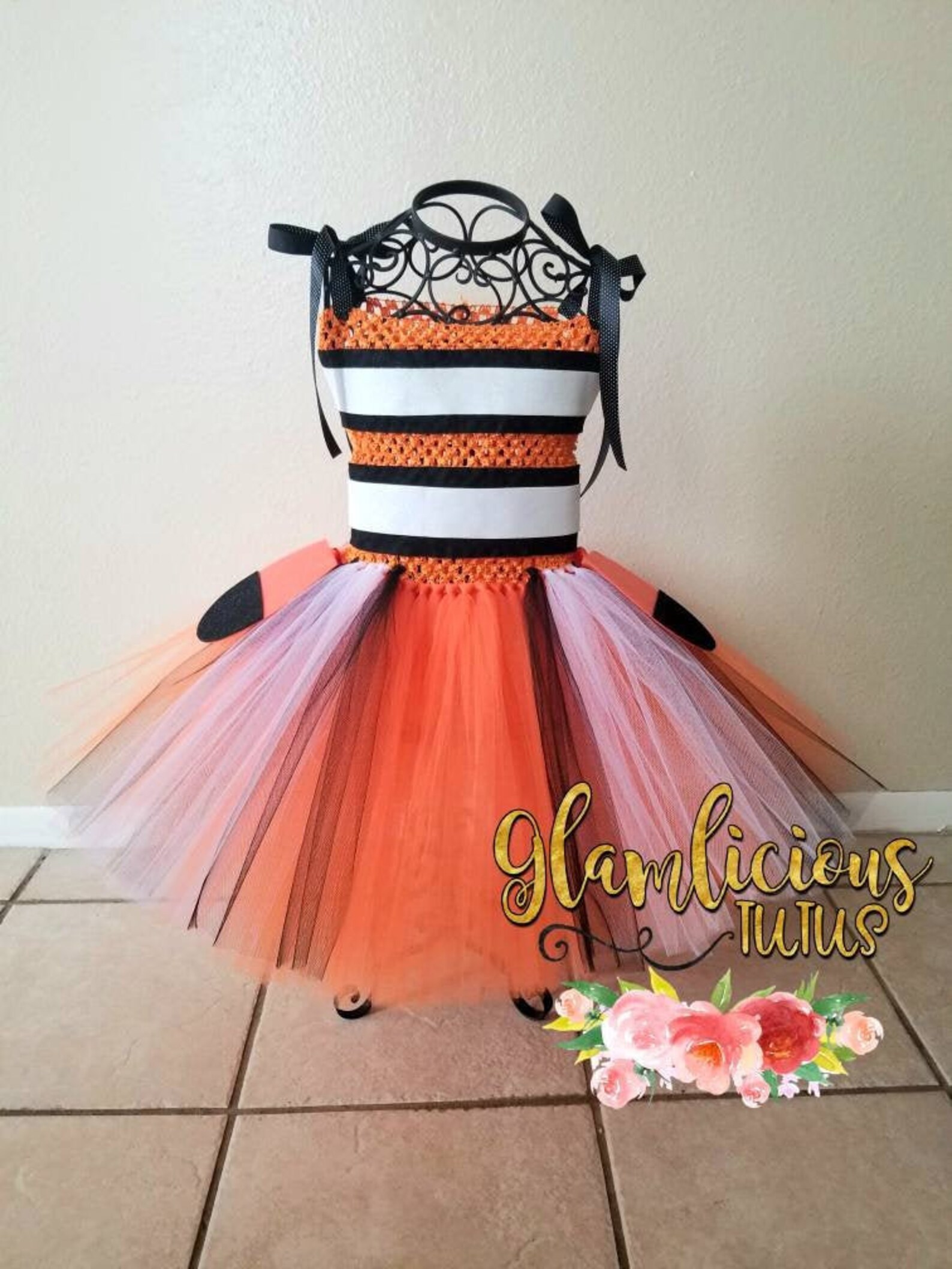 Clown Fish Costume Clown Fish Tutu Dress Fish Costume | Etsy
