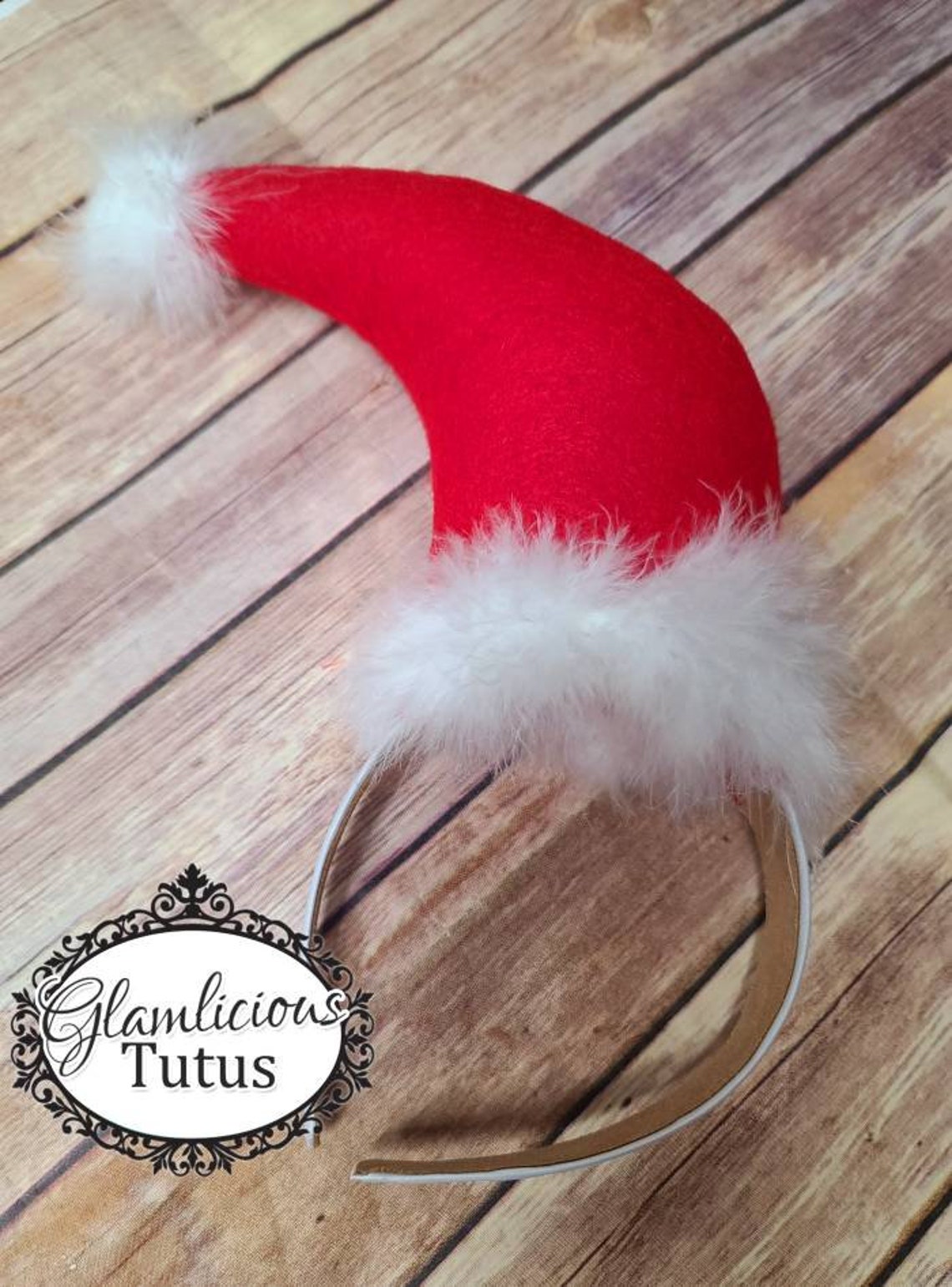 Santa's Hat Headband Santa Hat Headband - Etsy