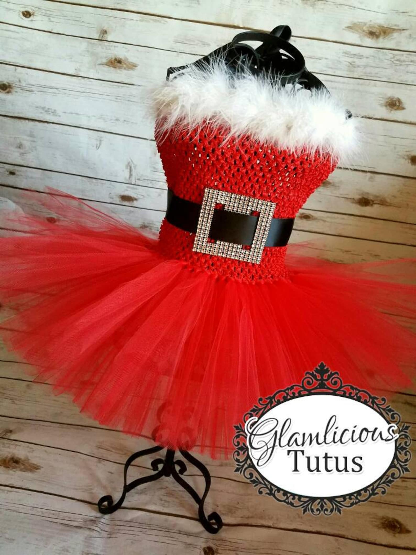 Santa Tutu Dress| Santa Dress Costume | Mrs. Santa Claus Tutu Dress ...