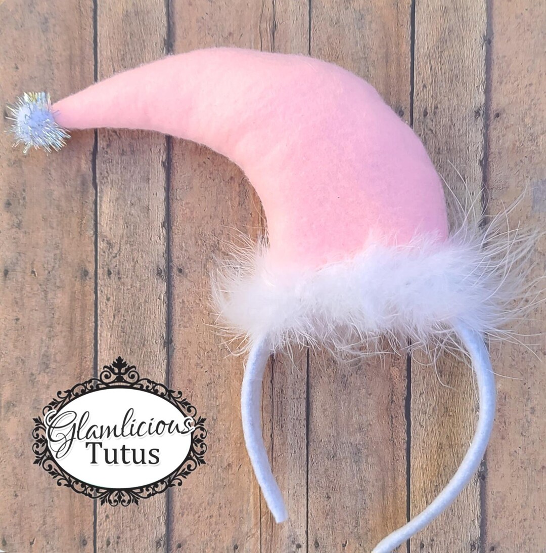 Pink Elf Headband | Elf Headband | Elf Hat | Pink Hat | Pink Santa Hat ...