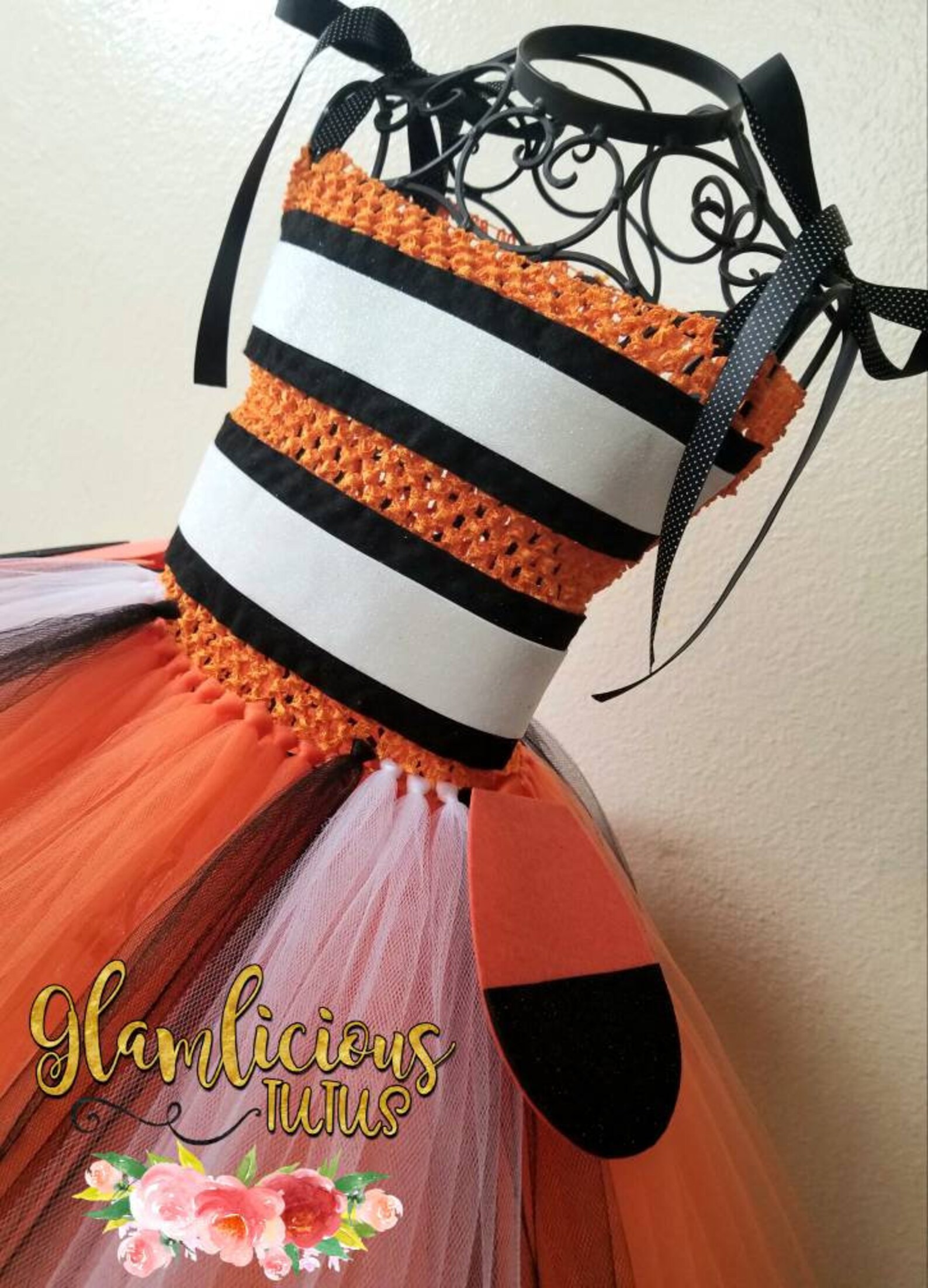 Clown Fish Costume| Clown Fish Tutu Dress| Fish Costume| Newborn- Size ...