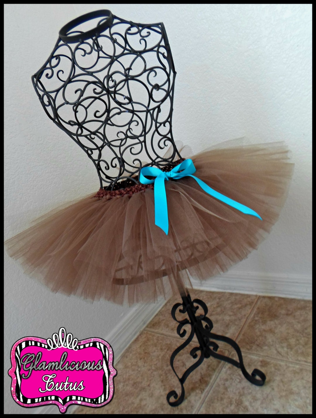 Brown Tutu You Choose Color of Bow Tutu newborn-adult Listing - Etsy