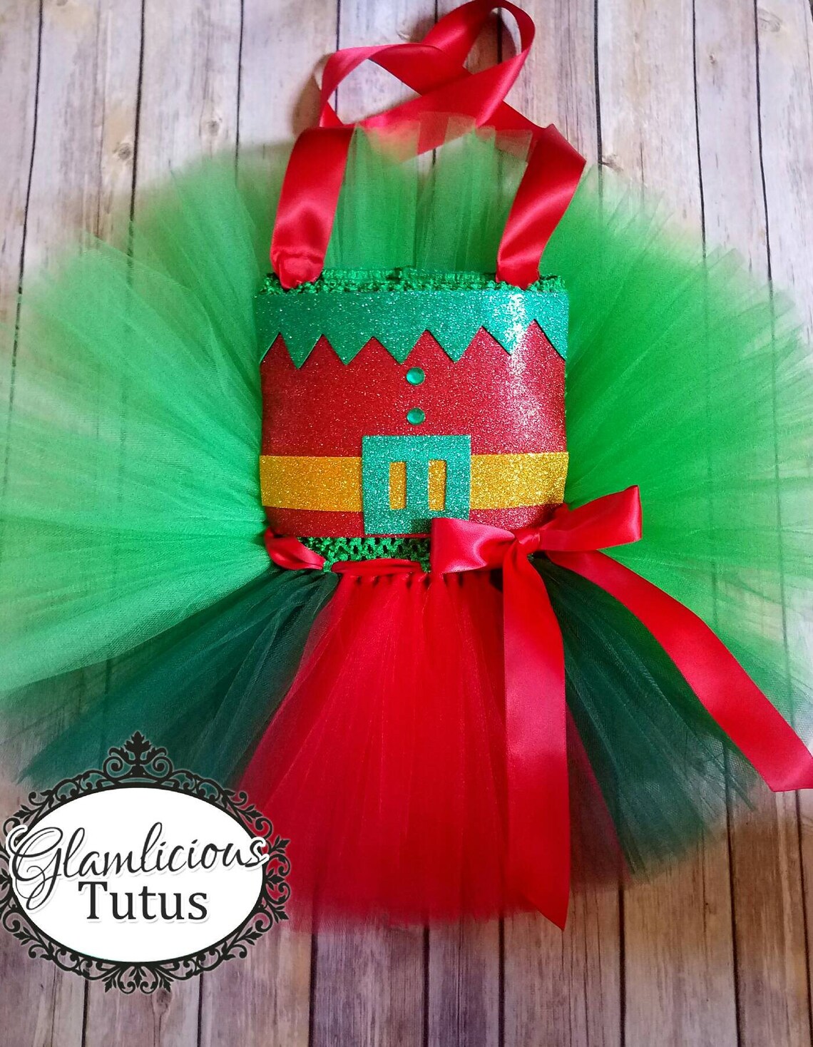 Elf Tutu Dress| Christmas Elf Tutu Dress| Elf Tutu | Christmas Tutu ...