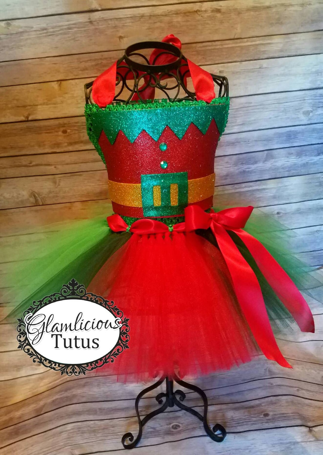 Elf Tutu Dress| Christmas Elf Tutu Dress| Elf Tutu | Christmas Tutu ...