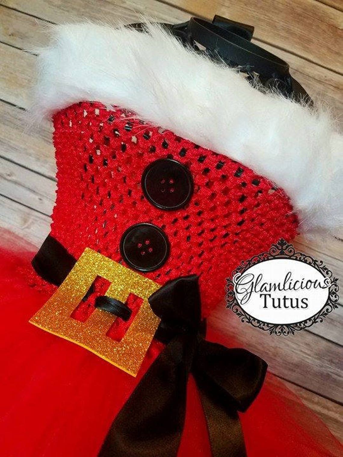 Santa Tutu Dress| Santa Dress Costume | Mrs. Santa Claus Tutu Dress ...