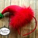 Santa's Little Helper Elf Headband | Elf Headband | Elf Hat - Etsy