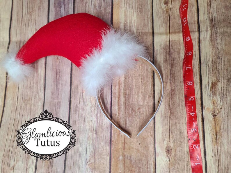 Santa's Hat Headband | Santa Hat | Headband | Toddler-adult Listing ...
