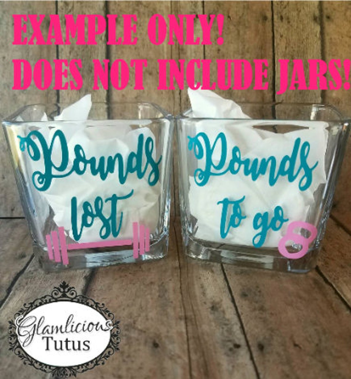 Weight Loss Jars | Pounds Lost Decals | Weight Loss Tracker | Decals ...