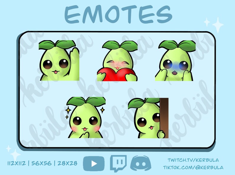 Set of Cute Mokoko Emotes From Lost Ark Twitch Discord Youtube ...