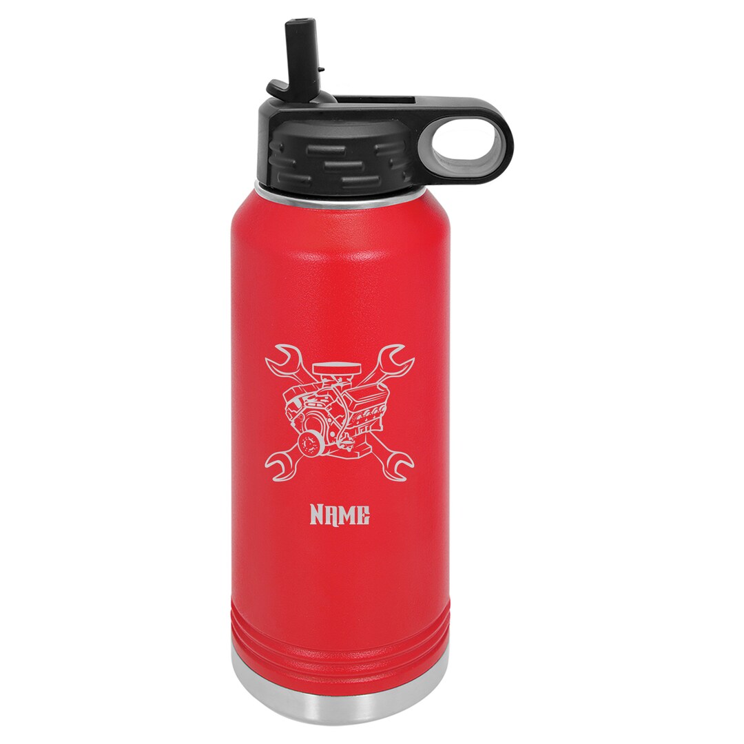 Mechanic Personalized Water Bottle, Mechanic Water Bottle Gifts ...