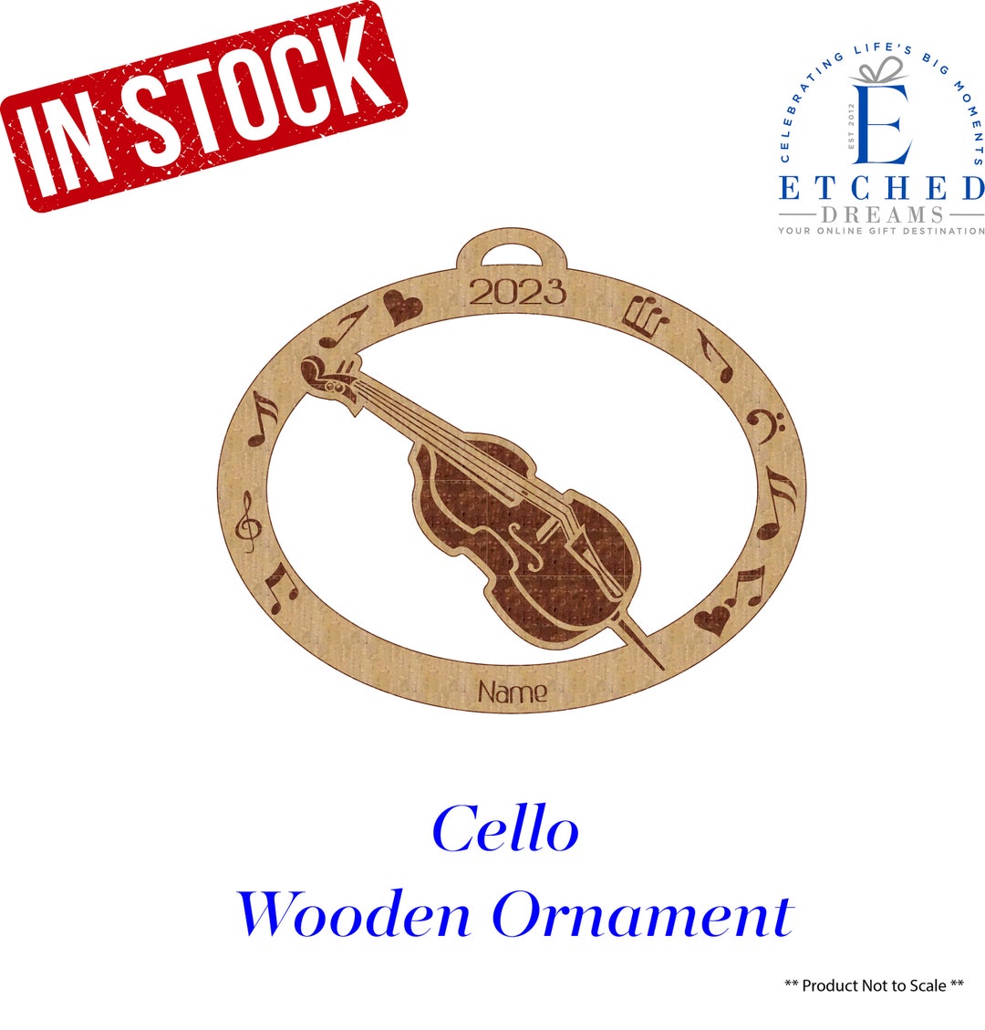 Cello, Cello Ornament, Personalized Cello Gift, Cello Christmas Gift - Etsy