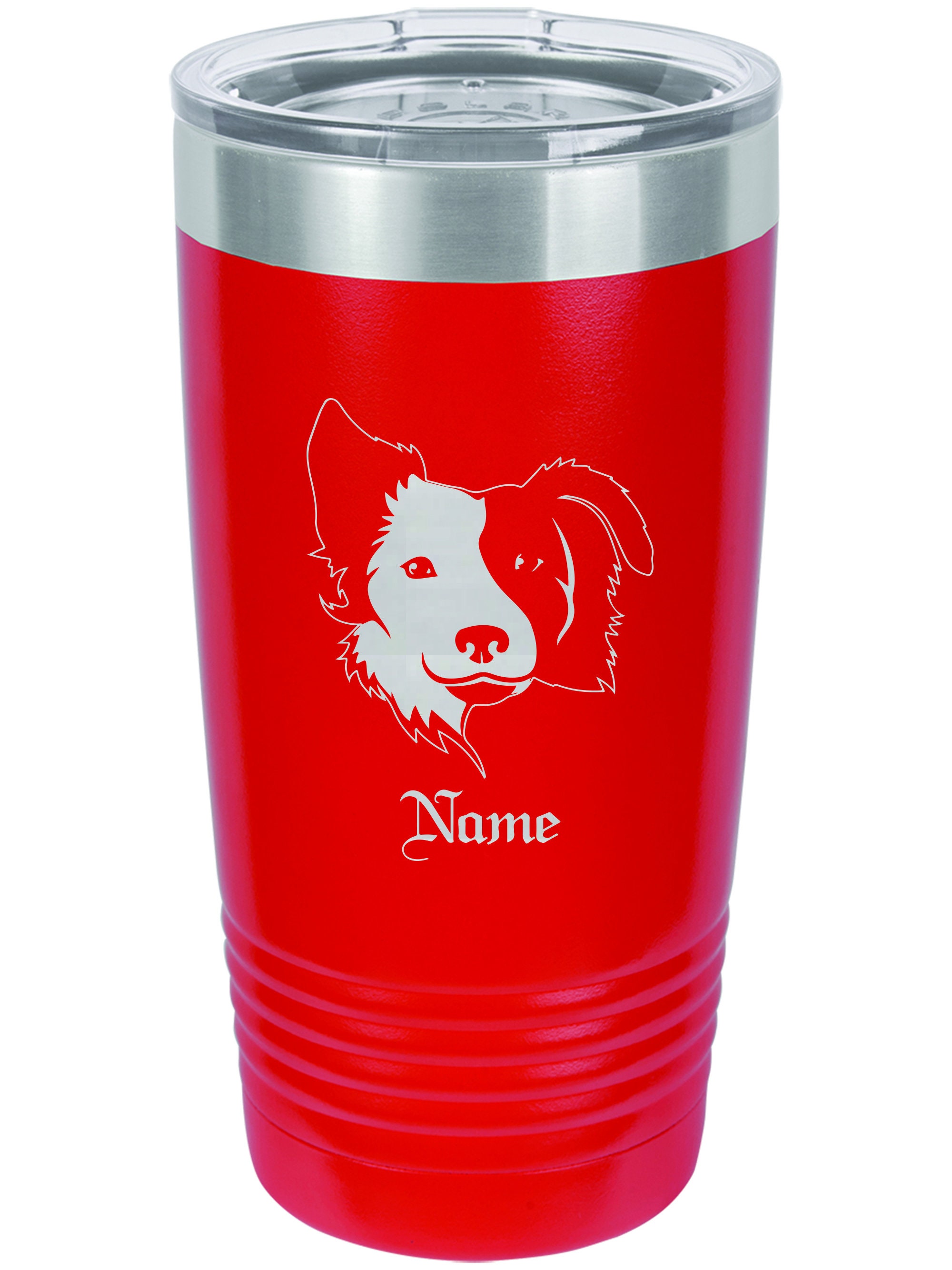 Border Collie Personalized Border Collie Insulated Tumbler | Etsy