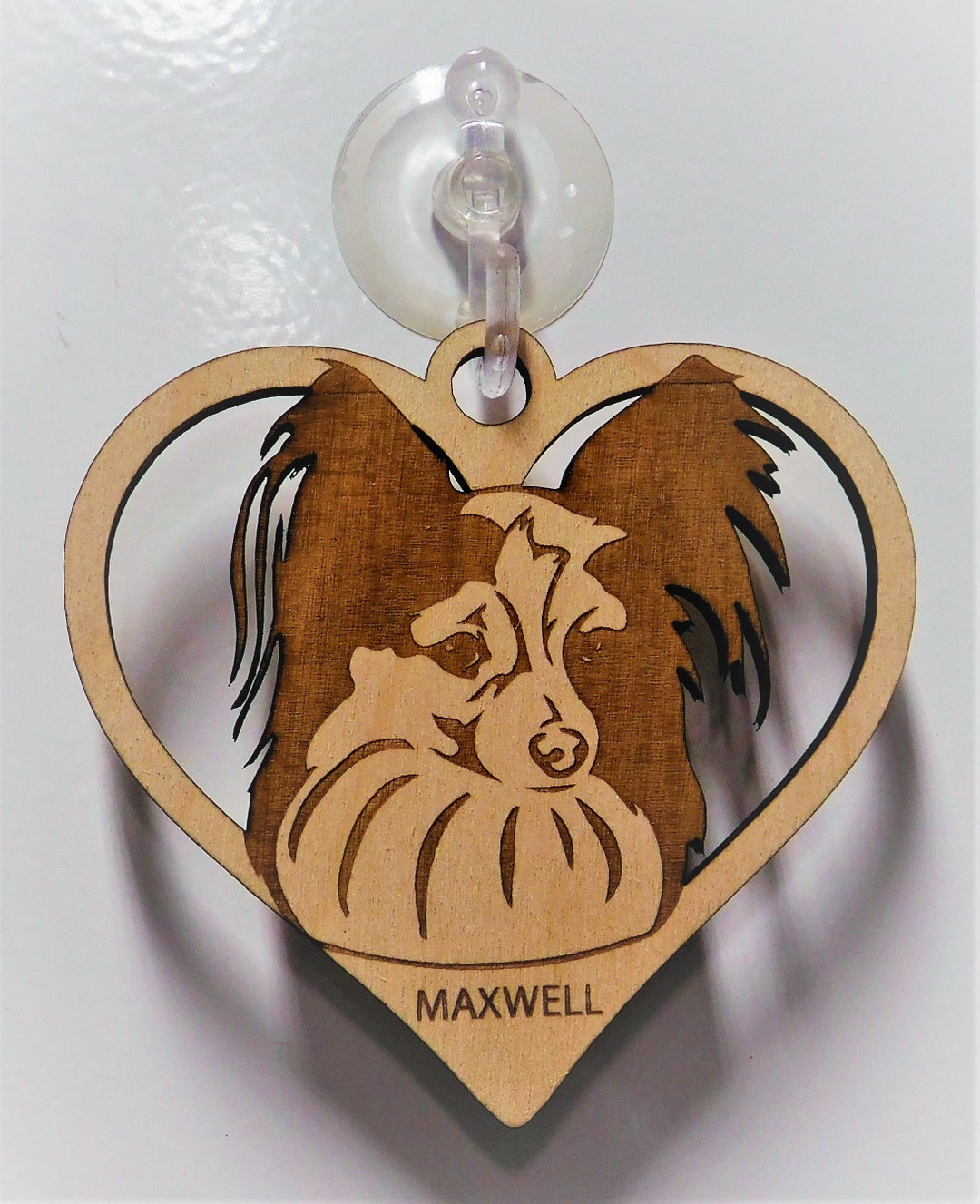 Papillon, Papillon Gift, Dog Gift, Dog Heart Ornament, Mothers Day Gift ...