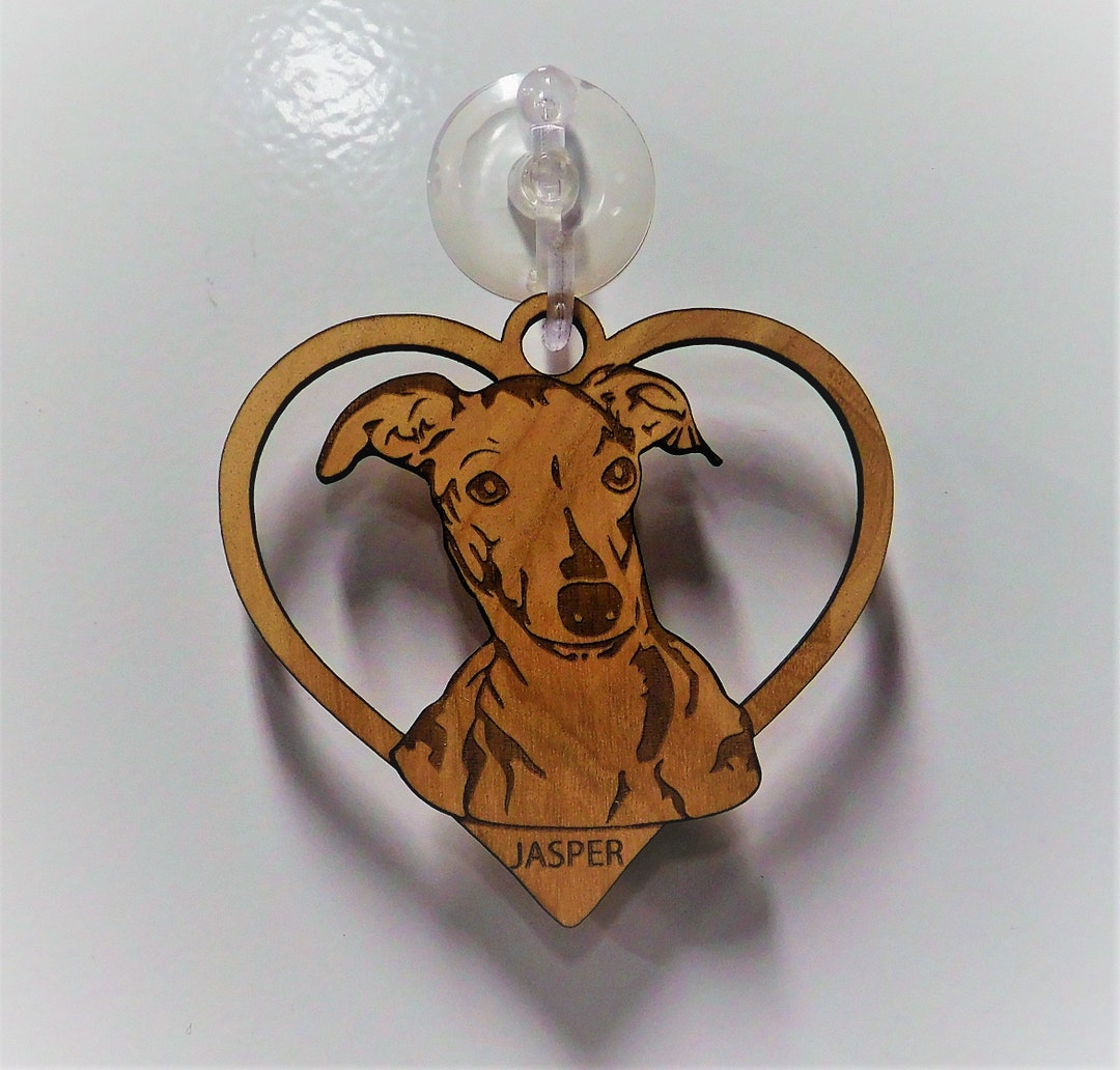 Greyhound, Greyhound Gift, Dog Gift, Dog Heart Ornament, Mothers Day ...