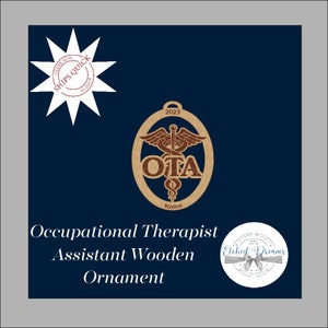 OTA Ornament, Occupational Therapy Assistant, Christmas Ornament ...