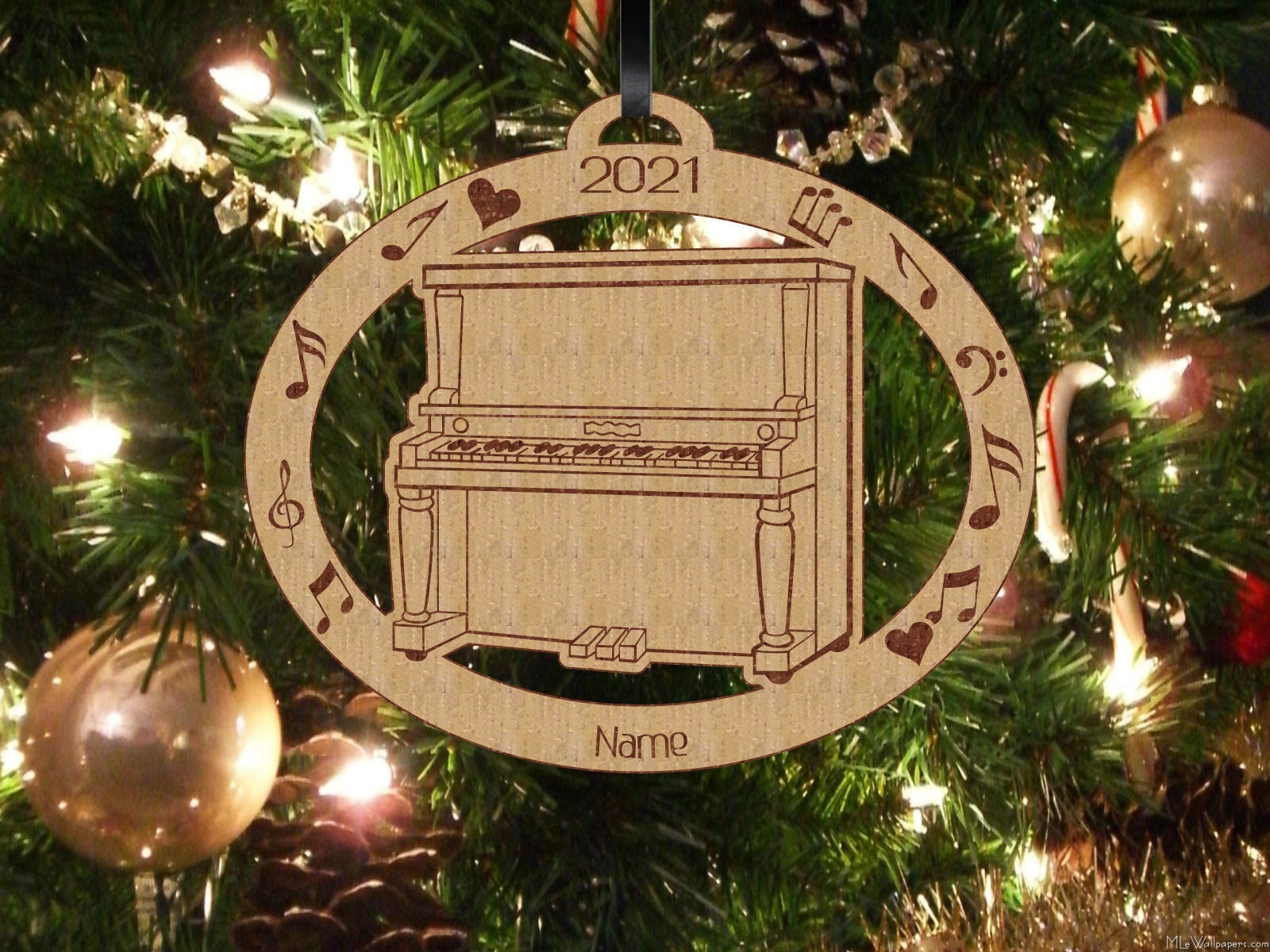 Piano Piano Ornament Personalized Piano Gift Piano | Etsy