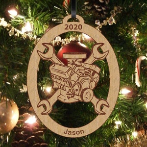 Mechanic Ornament, Auto Mechanic Ornament, Christmas Ornament ...