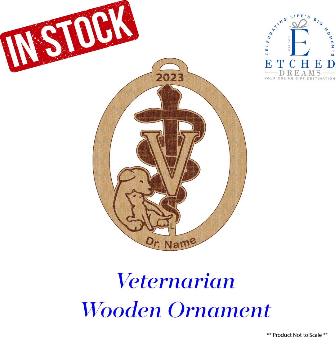 Vet, Veterinarian Christmas Ornament, Ornament Personalized ...