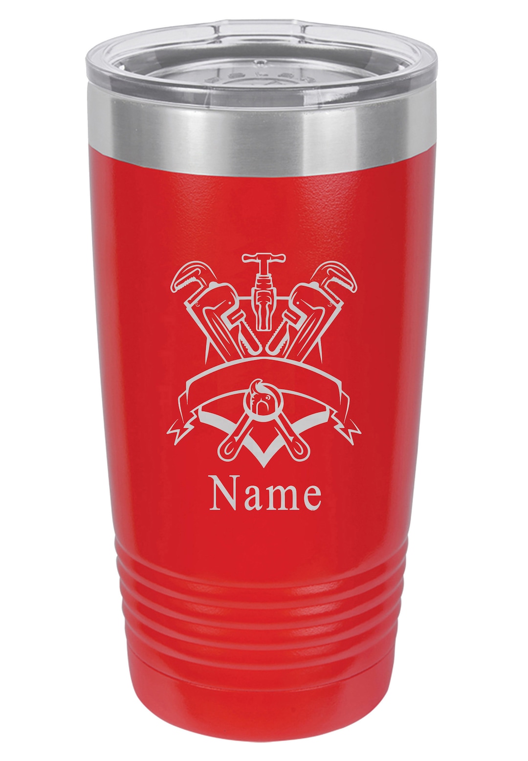 Plumber Personalized Tumbler, Plumber Graduation Gift, Plumber Birthday ...