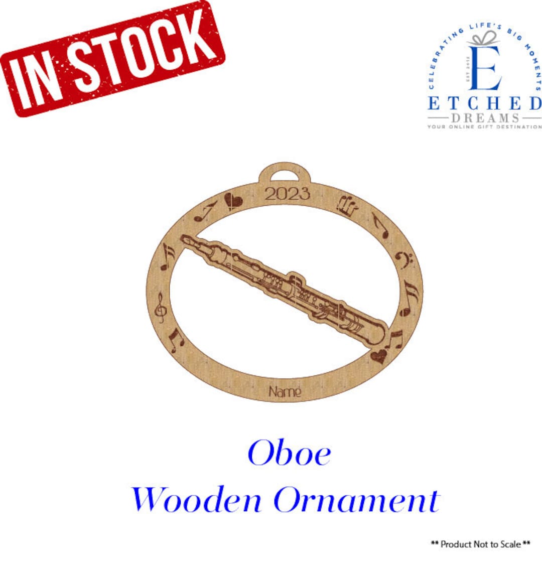 Oboe, Oboe Ornament, Personalized Oboe Gift, Oboe Christmas Gift - Etsy