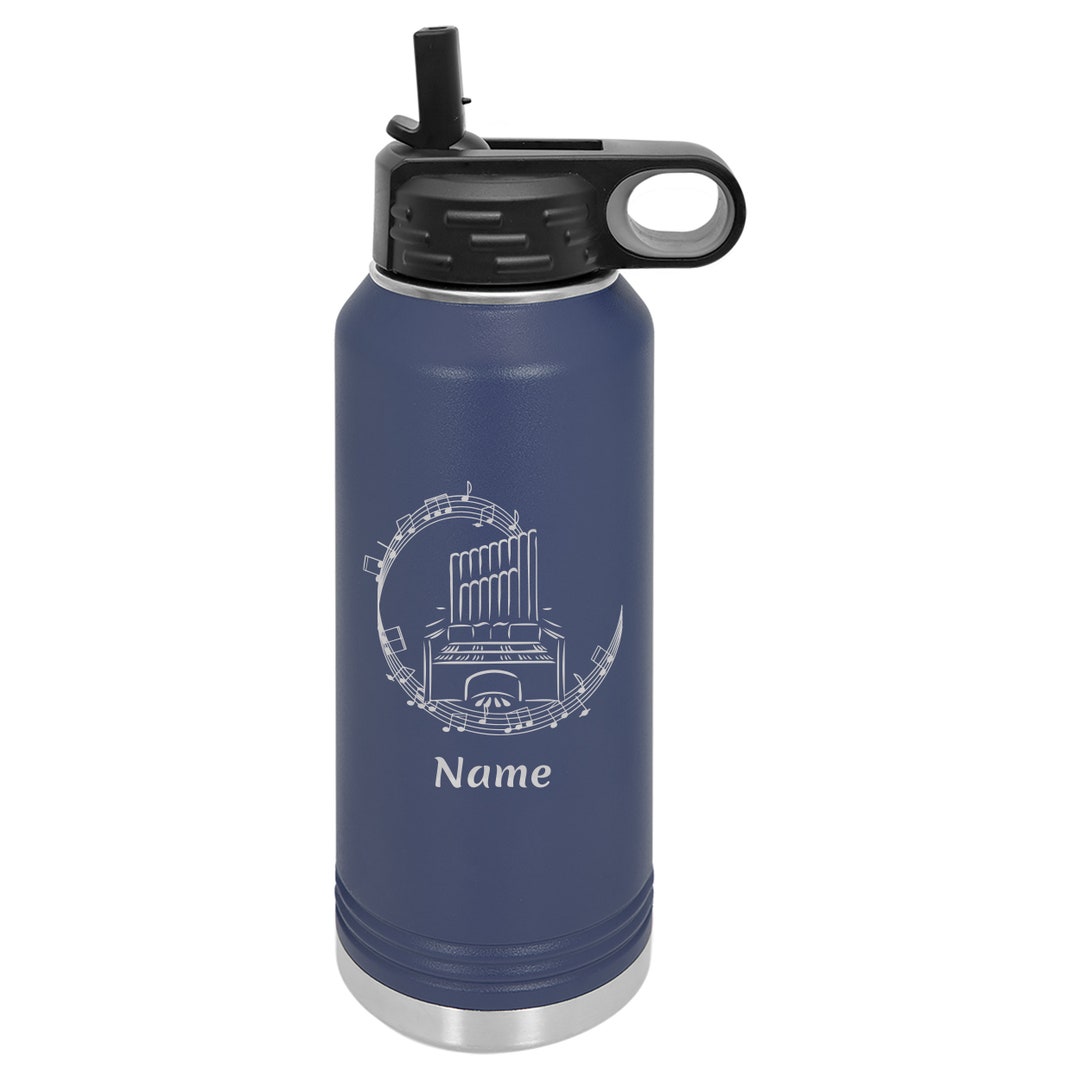 Pipe Organ Personalized Music Water Bottle, Pipe Organ Water Bottle ...