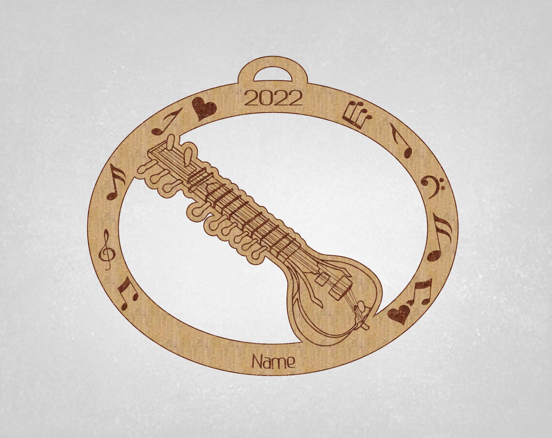 Sitar Sitar Ornament Personalized Sitar Gift Sitar - Etsy