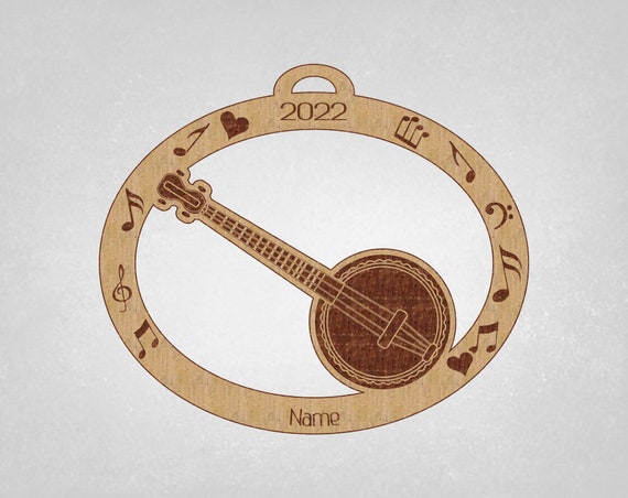 Banjo Banjo Ornament Personalized Banjo Gift Banjo - Etsy
