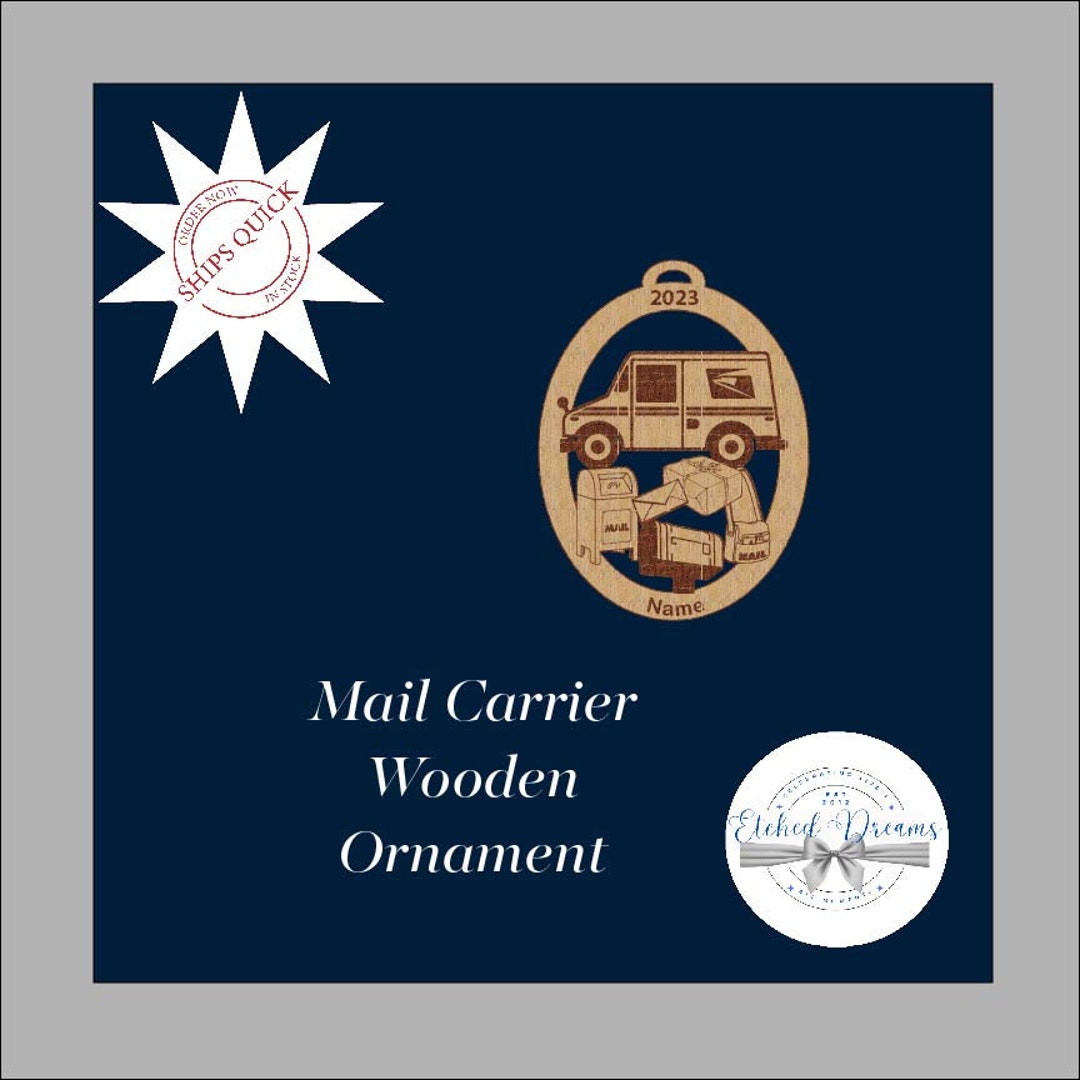 Mail Carrier Ornament Mailman Ornament Christmas Ornament - Etsy