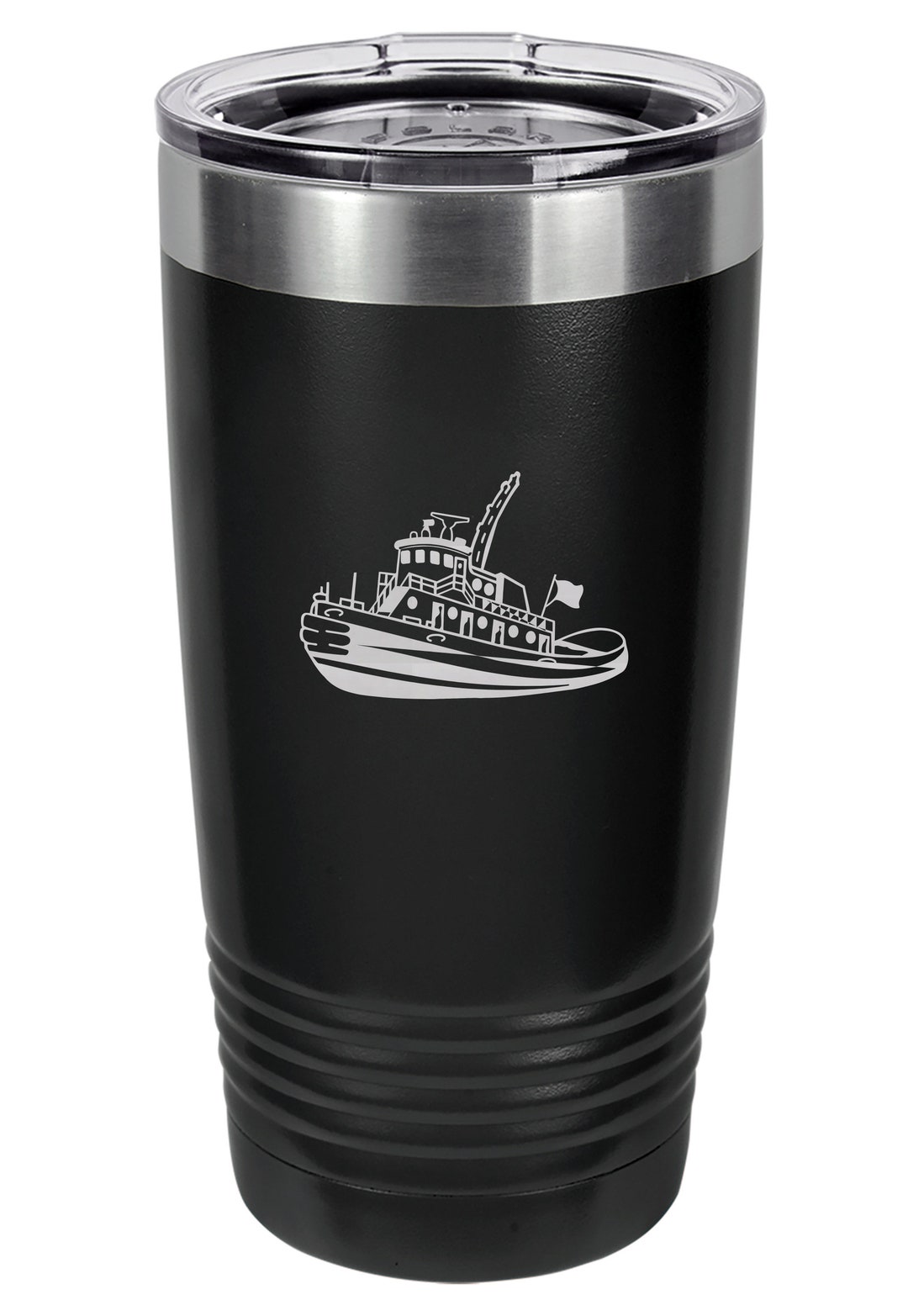 Tug Boat Captain Personalized Tumbler, Tug Boat Captain Graduation Gift ...