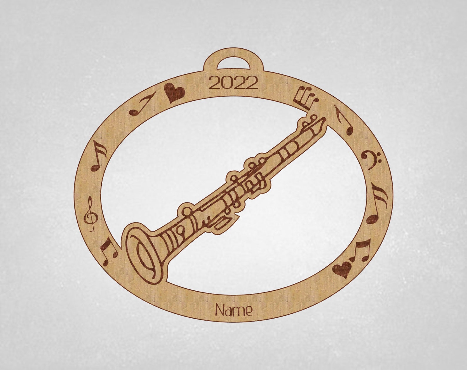 Clarinet, Clarinet Ornament, Personalized Clarinet Gift, Clarinet ...