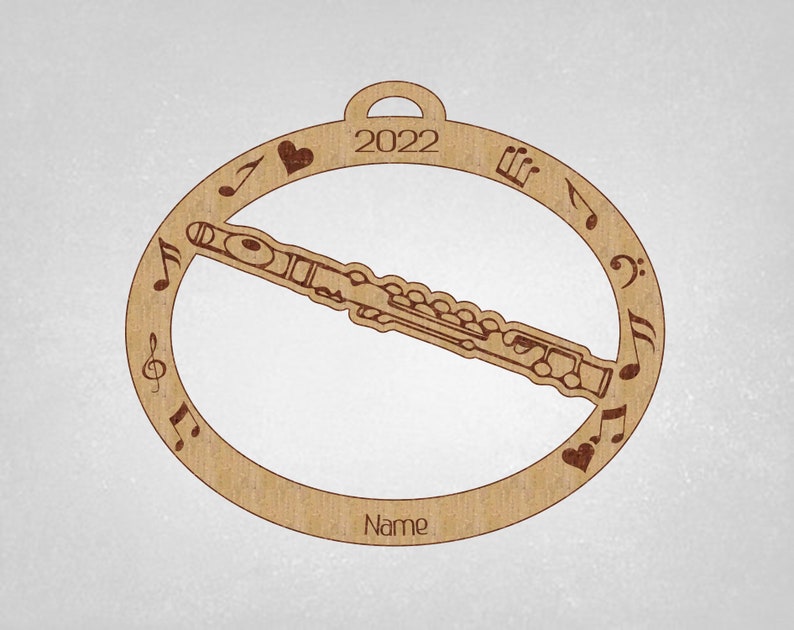 Flute Flute Ornament Personalized Flute Gift Flute - Etsy