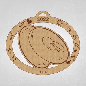 Cymbals, Cymbals Ornament, Personalized Cymbals Gift, Cymbals Christmas ...