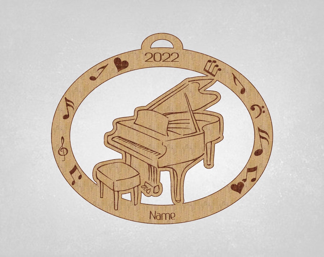 Baby Grand Piano Baby Grand Piano Ornament Personalized Baby - Etsy