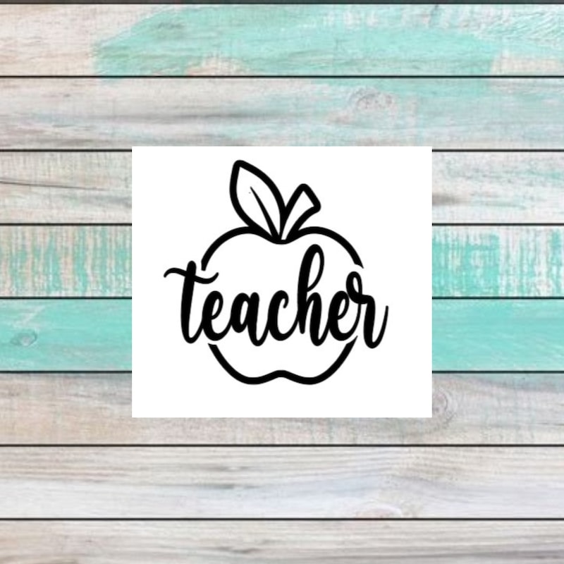 Teacher Desk Decal - Etsy